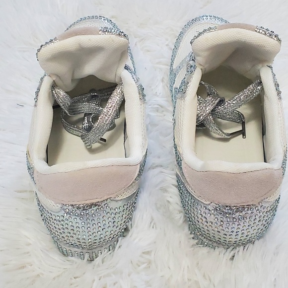 Shoes | Rhinestone Crystal Platform Sneaker | Poshmark